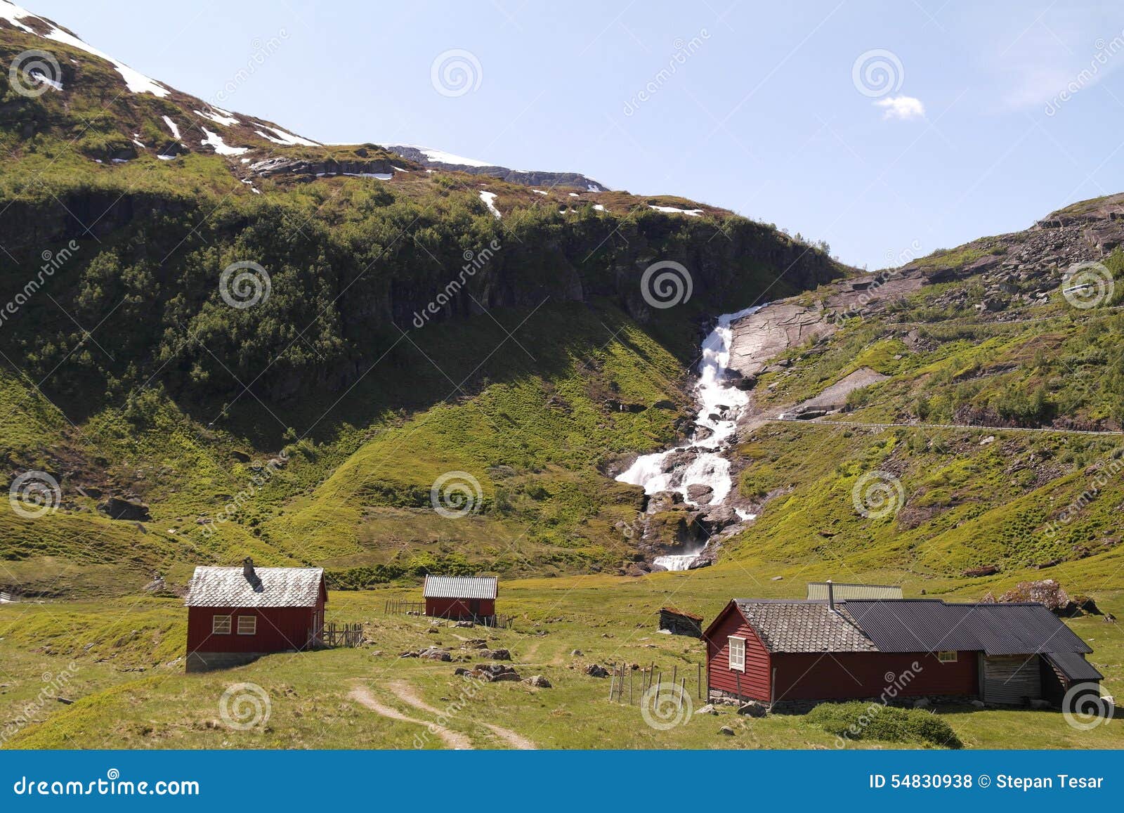 Rapid waterfall stock photo. Image of wooden, rapids - 54830938