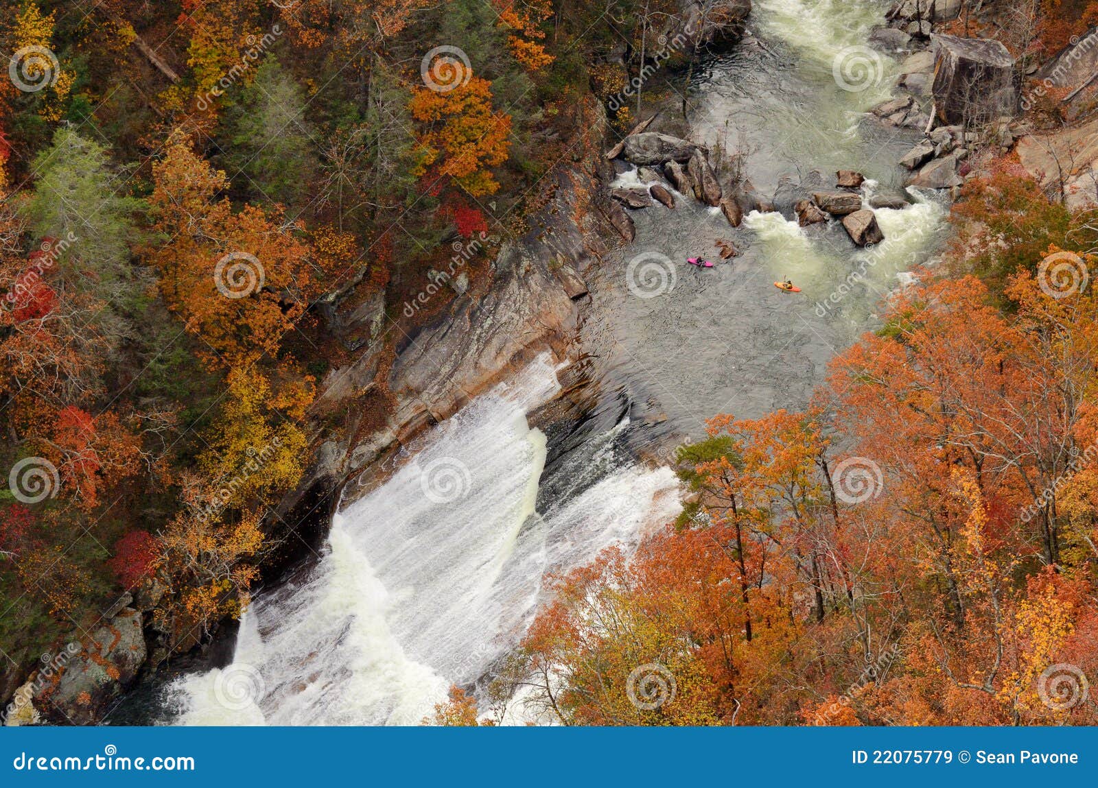Rapids in a Gorge stock image. Image of river, falls - 22075779