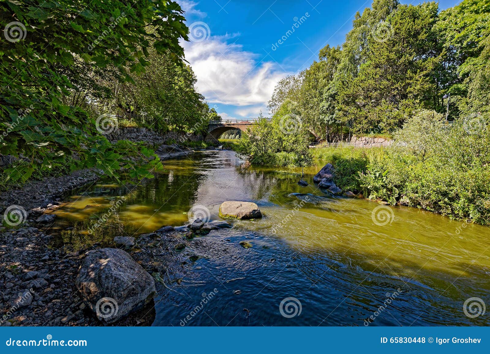 Rapids of Vanhakaupunki stock photo. Image of rapid, finland - 65830448