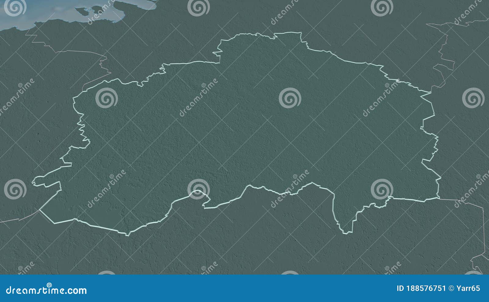 Rapla, Estonia - Outlined. Administrative Stock Illustration ...