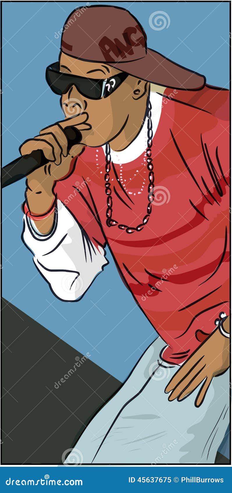 Rappare vektor illustrationer. Illustration av poet, svart - 45637675