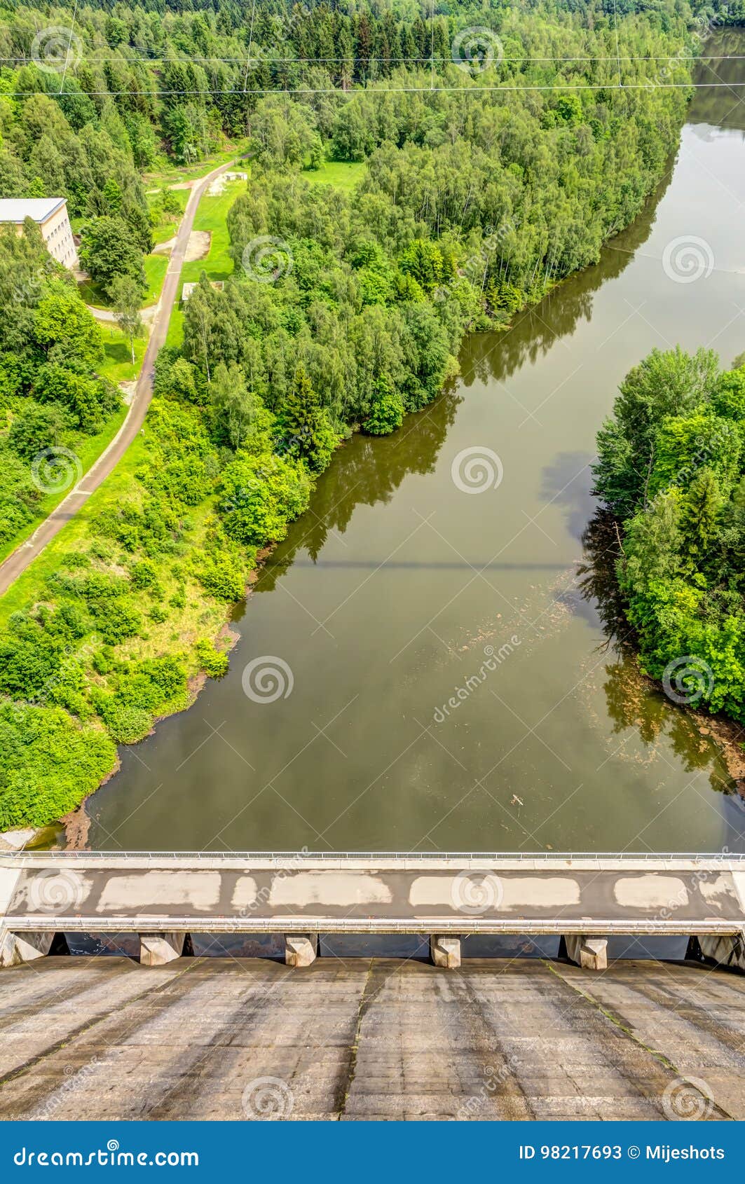 Rappbode dam in Germany stock image. Image of hydro, hydroelectric ...