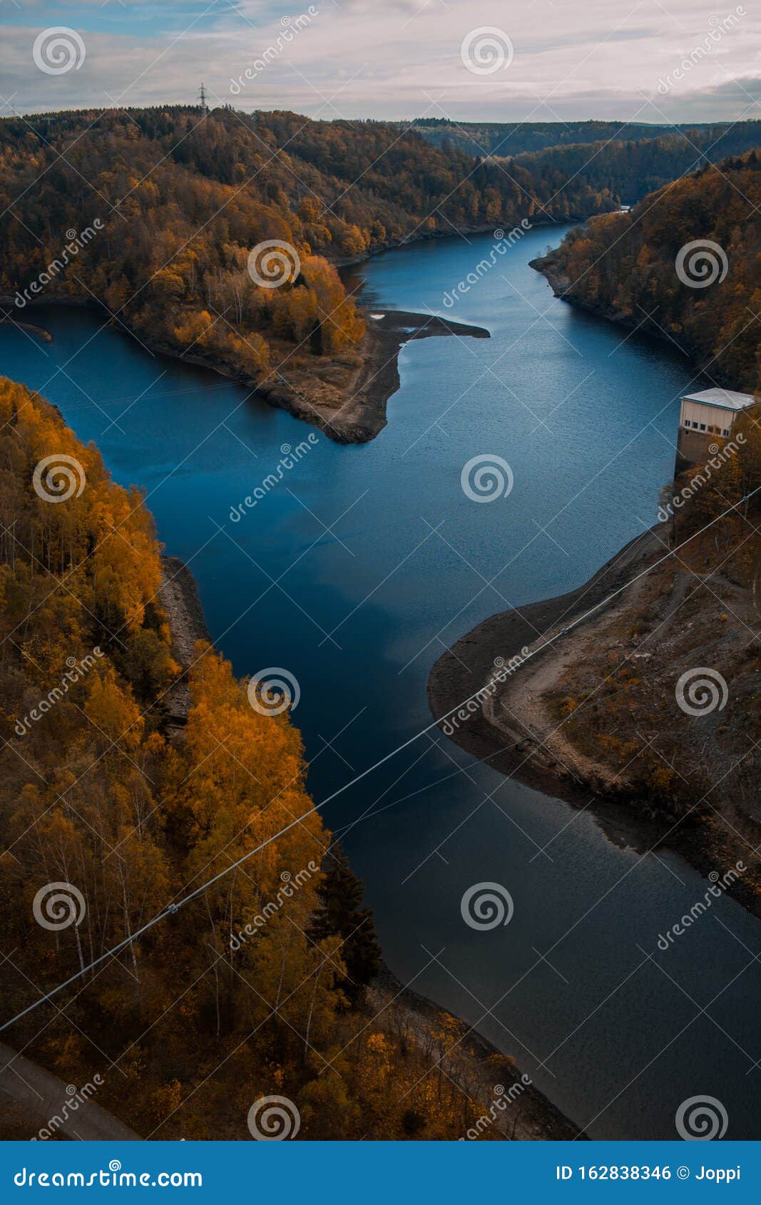 Rappbodetalsperre and Rappbode River in Harz Mountains National Park ...