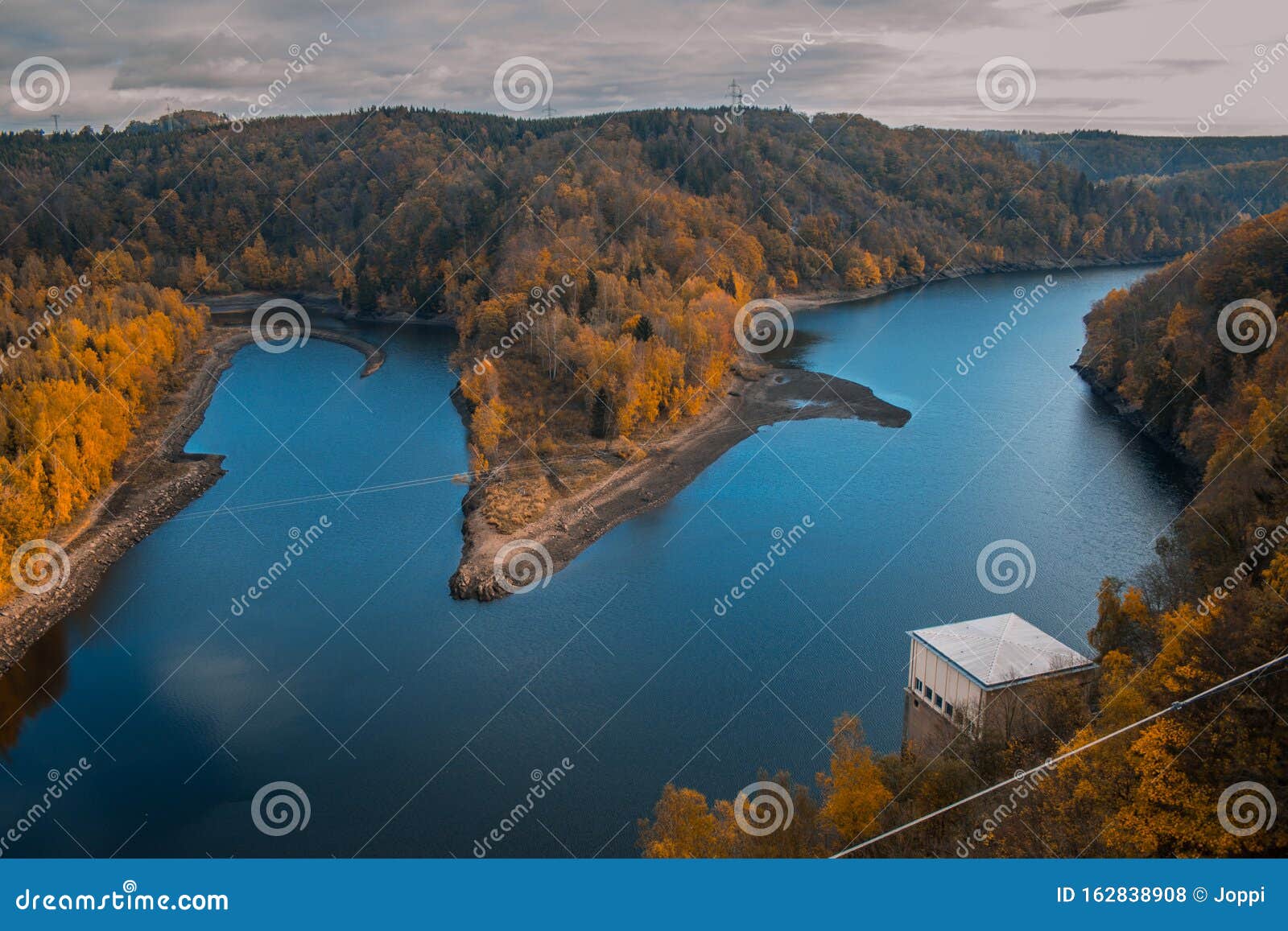 Rappbodetalsperre and Rappbode River in Harz Mountains National Park ...