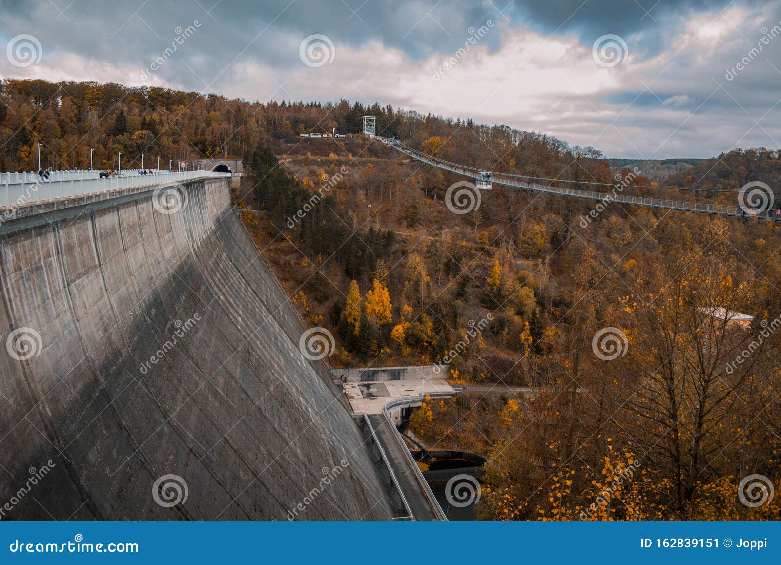 Rappbodetalsperre and Rappbode River in Harz Mountains National Park ...