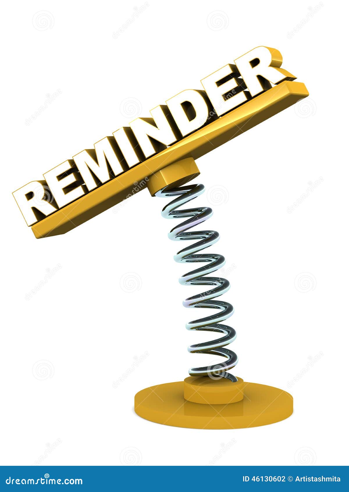 Rappel illustration stock. Illustration du temps, fond - 46130602