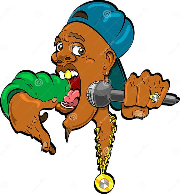 Rapper stock vector. Illustration of rapper, humor, music - 11897042