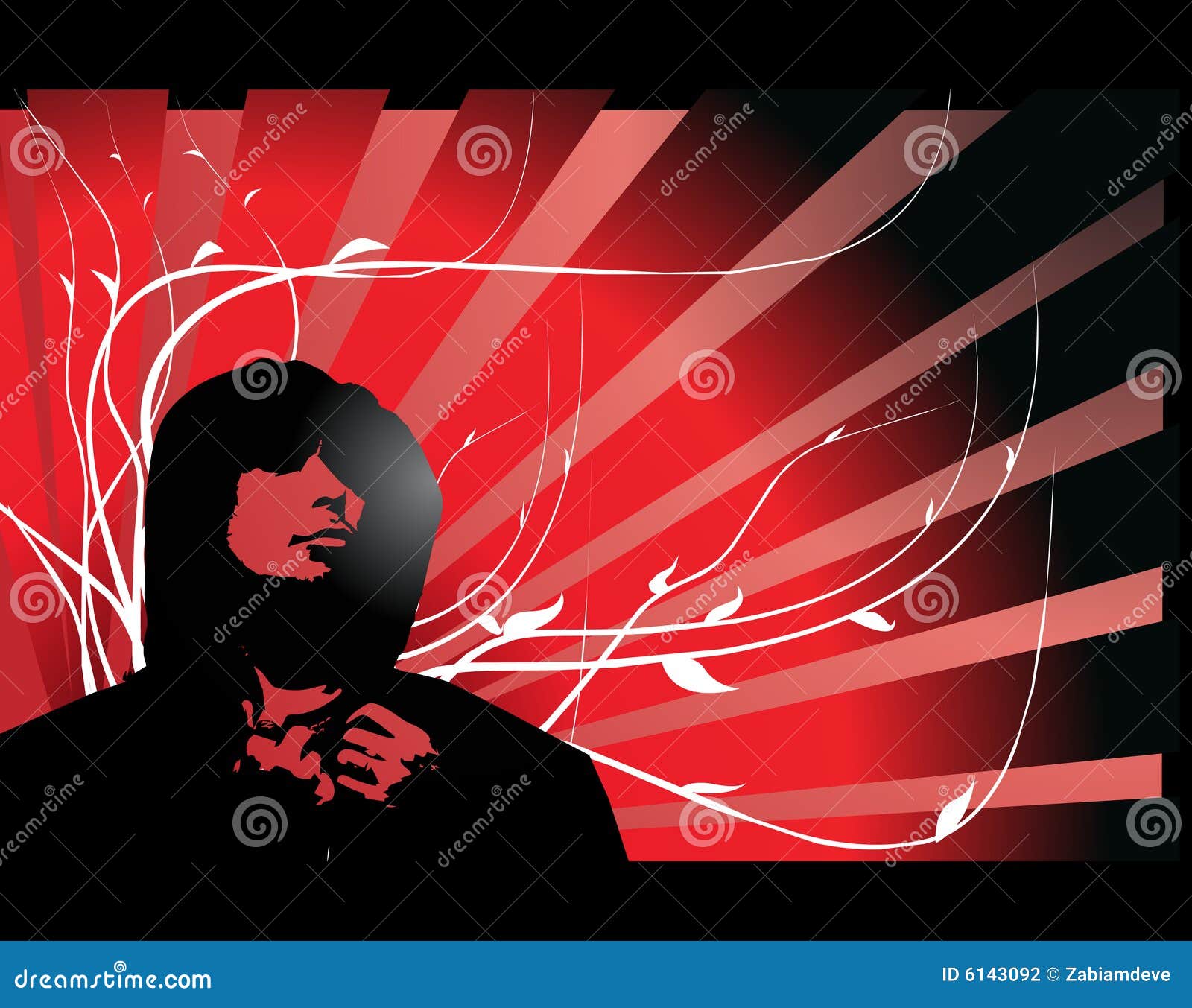Rapper stock vector. Illustration of music, entertainment - 6143092