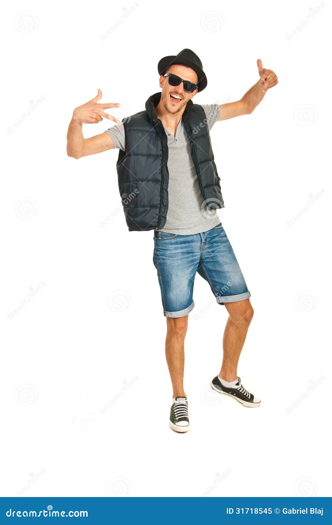 Rapper Posture Royalty-Free Stock Photography | CartoonDealer.com #10226663