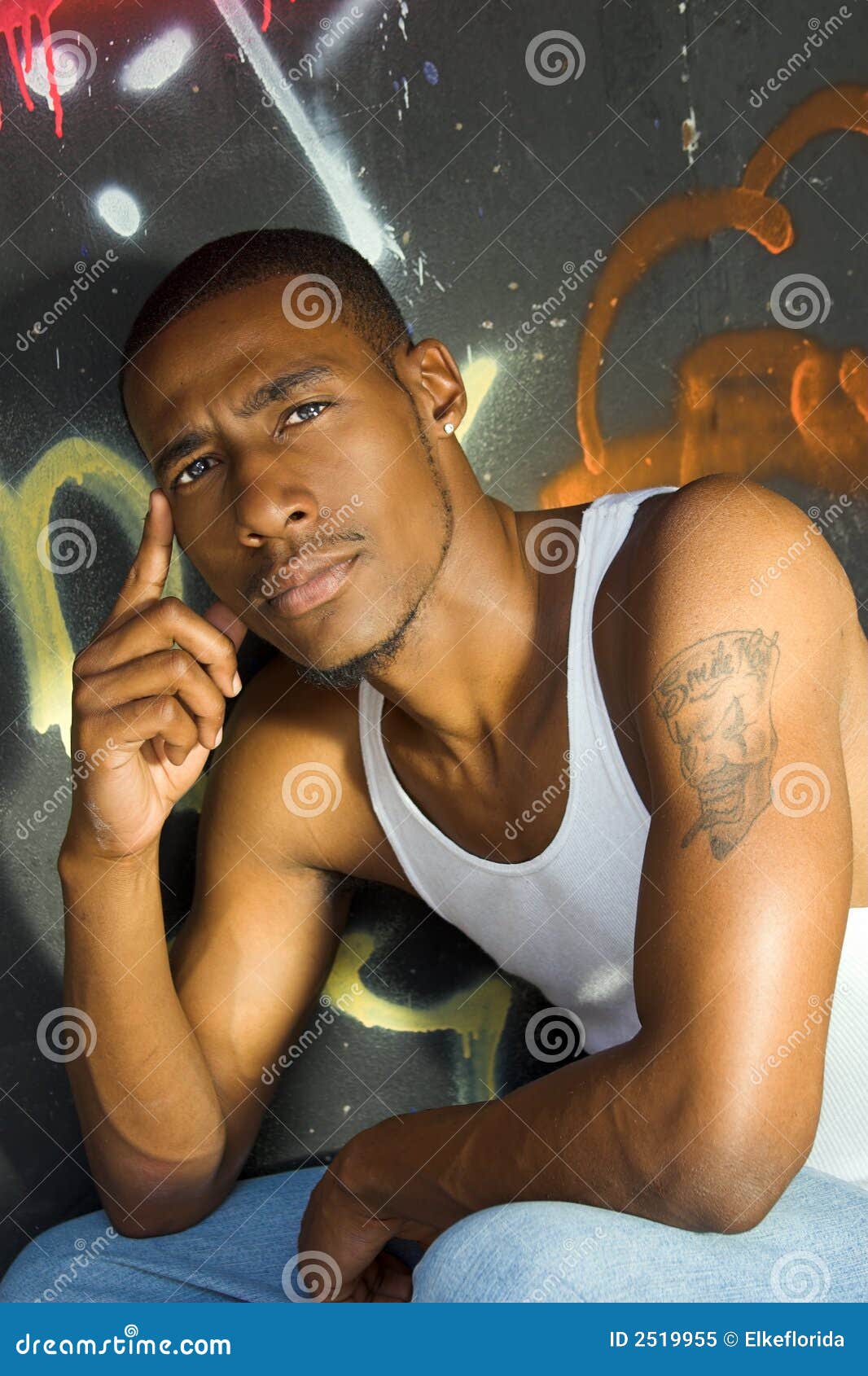 Rapper guy stock image. Image of black, gangster, african - 2519955