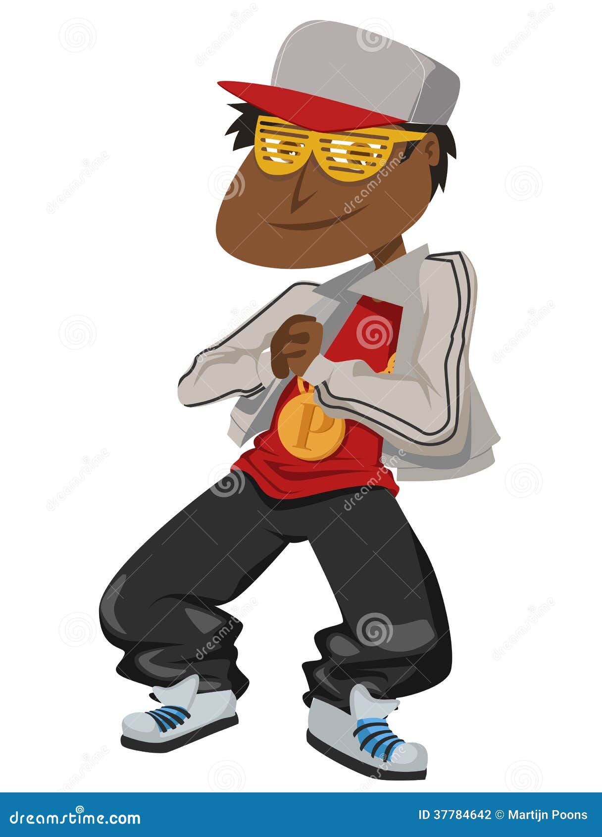 Rapper stock illustration. Illustration of character - 37784642