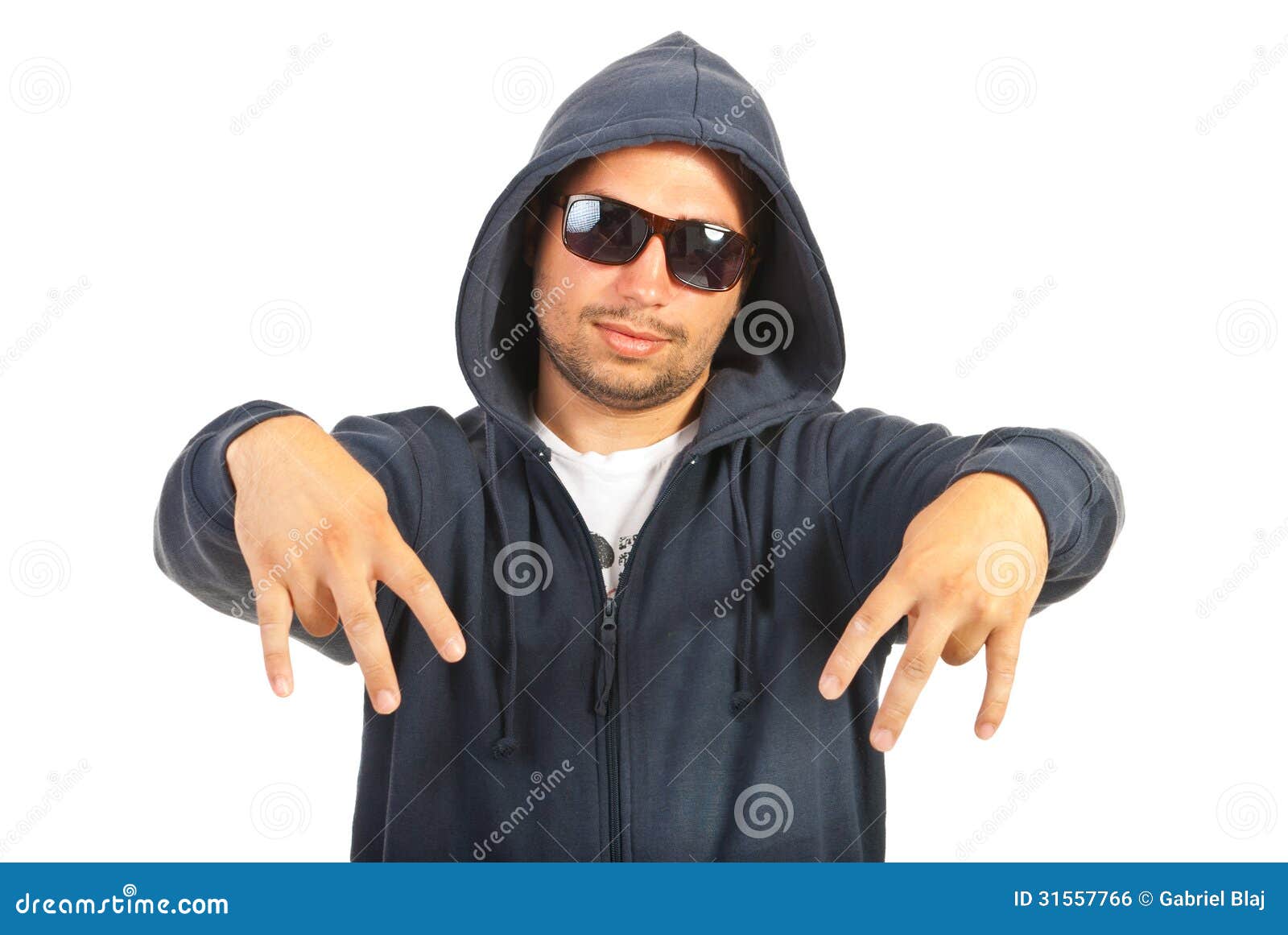 Rapper man gesturing stock photo. Image of motion, dancing - 31557766