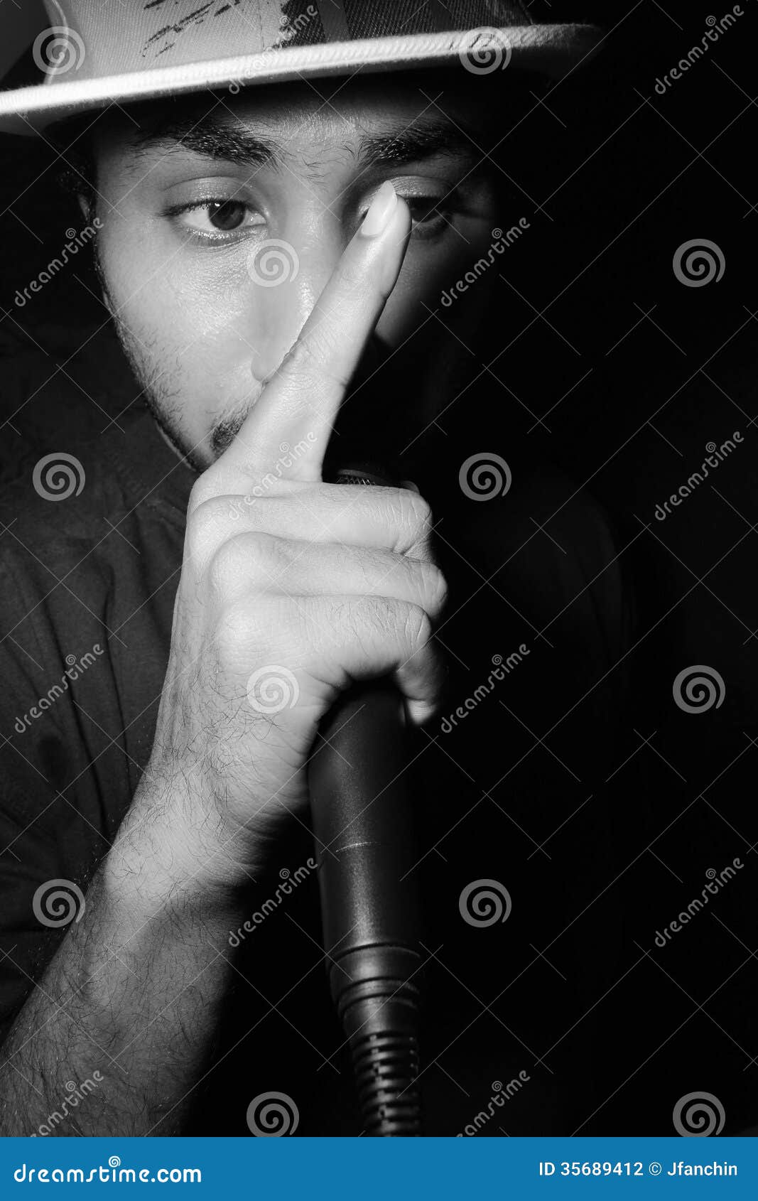 Rapper stock photo. Image of rapper, hand, music, gesture - 35689412