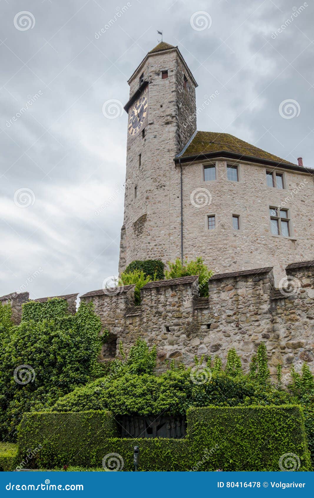 Rapperswil Castle, Switzerland Stock Photo - Image of european, outside ...