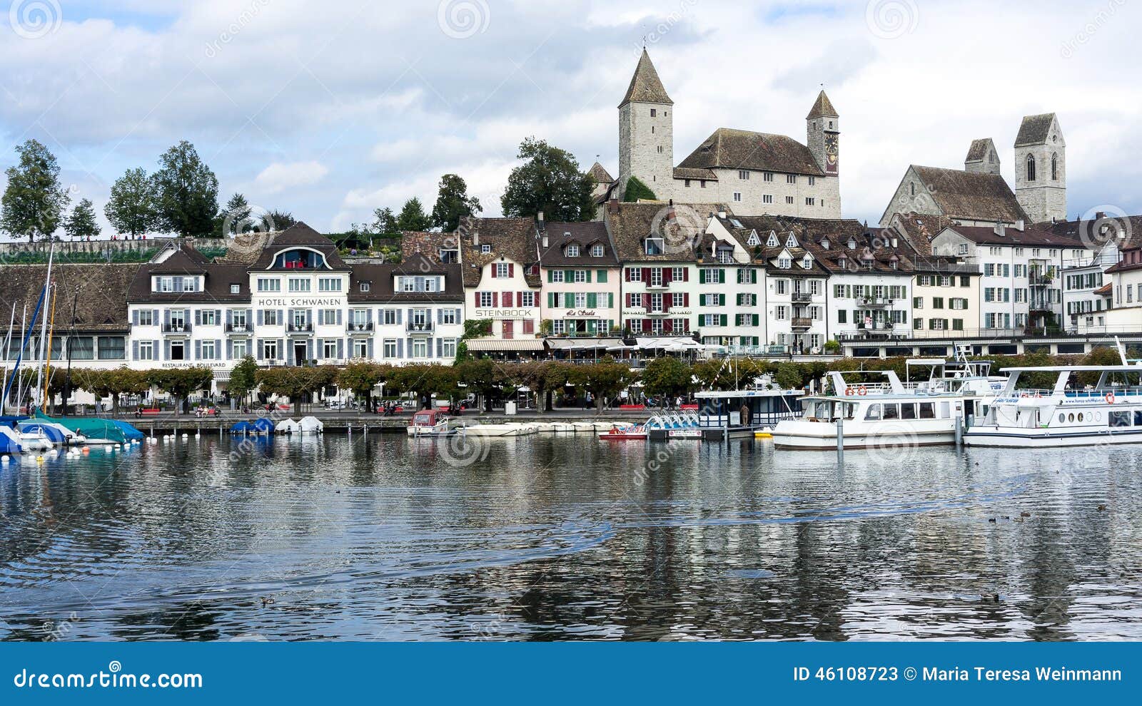 Rapperswil - la Svizzera fotografia stock editoriale. Immagine di ...