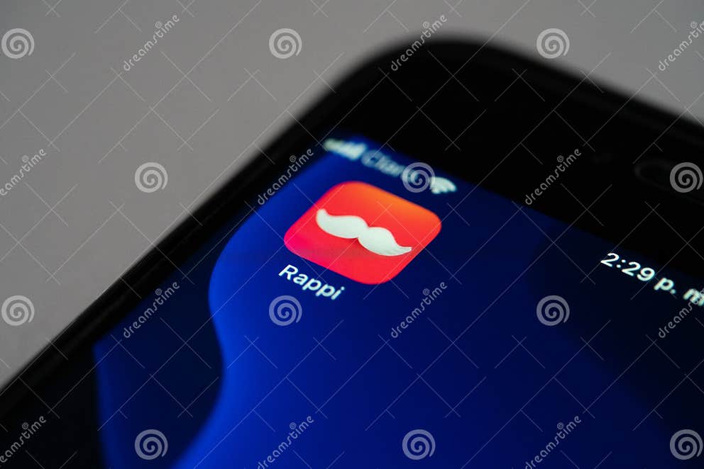 Rappi Logo on the Phone with the Logo at the Bottom, Rappi App ...