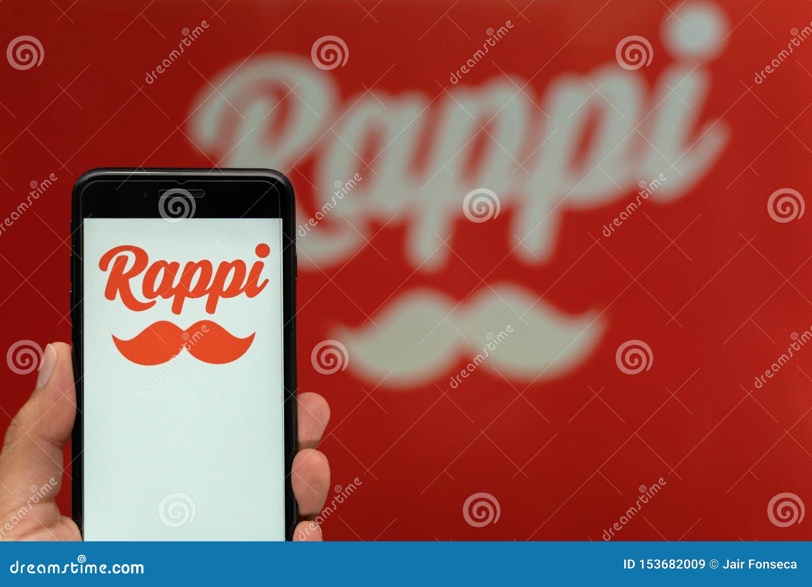 Rappi Logo on the Phone with the Logo at the Bottom, Rappi App ...