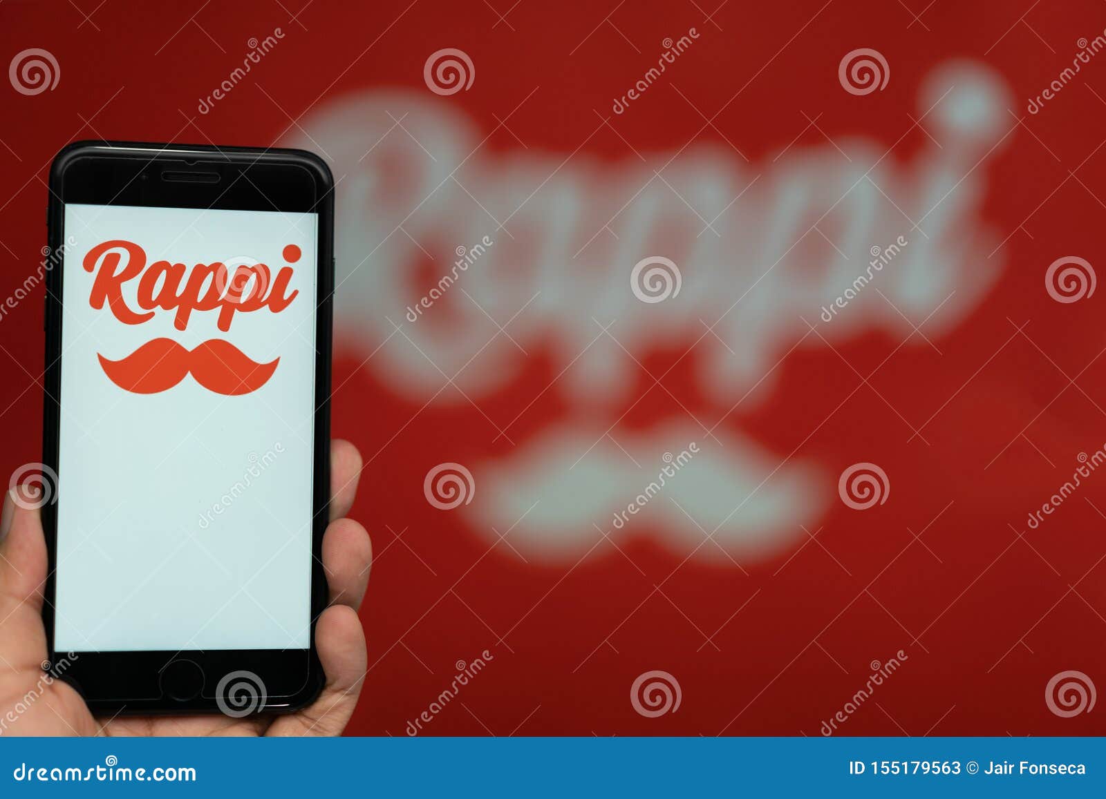 Rappi Logo on the Phone with the Logo at the Bottom, Rappi App ...