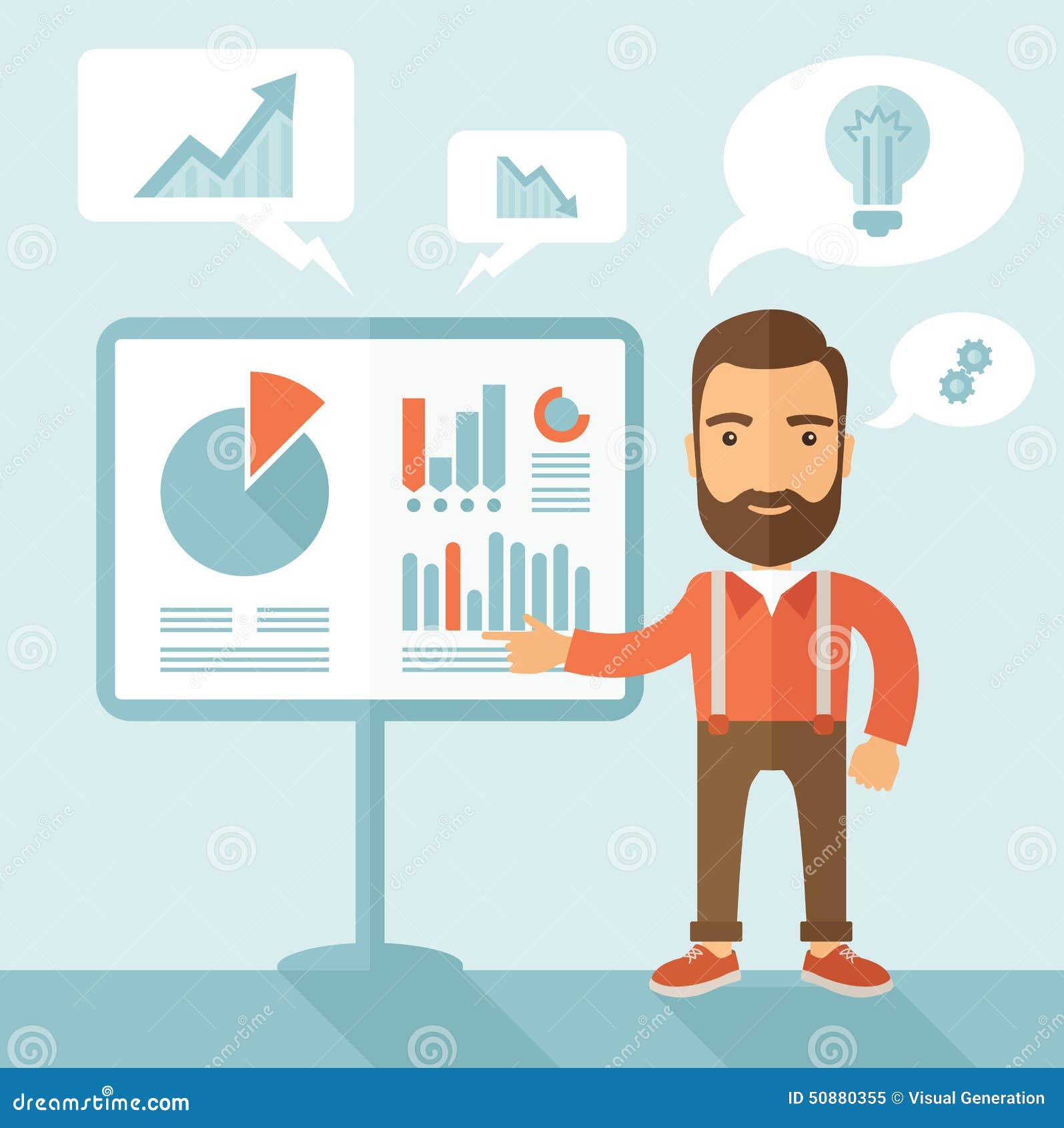 Rapport d'Infographic illustration de vecteur. Illustration du ...