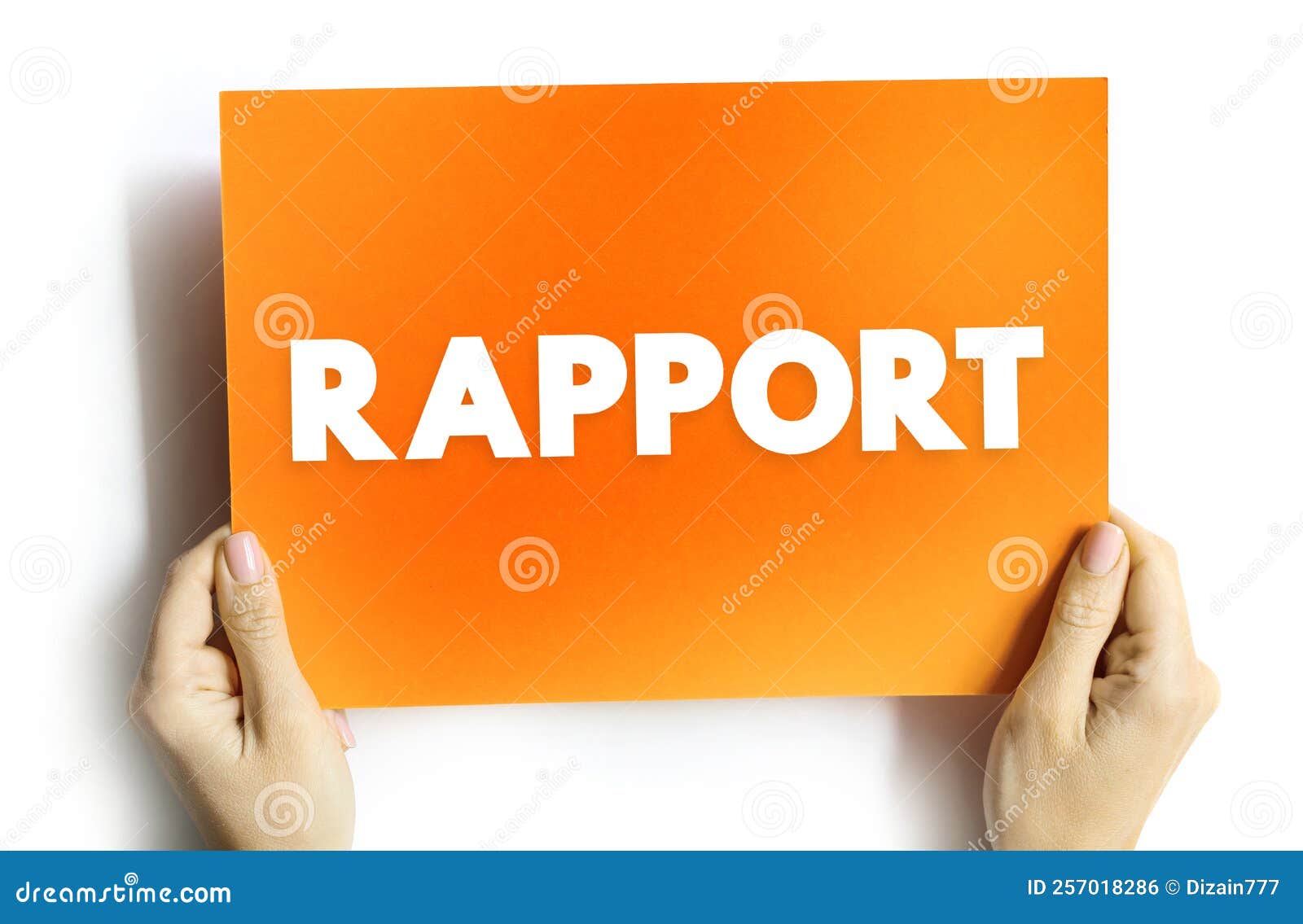 Rapport Text Quote, Concept Background Stock Photo - Image of opinion ...