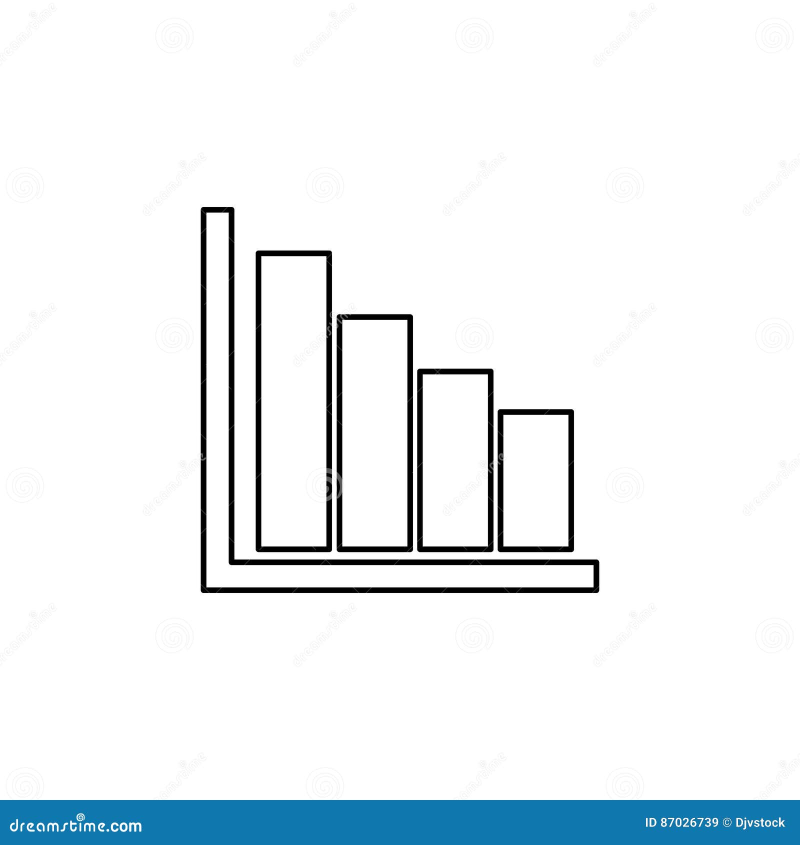 Rapporto Del Grafico Di Statistica Illustrazione di Stock ...