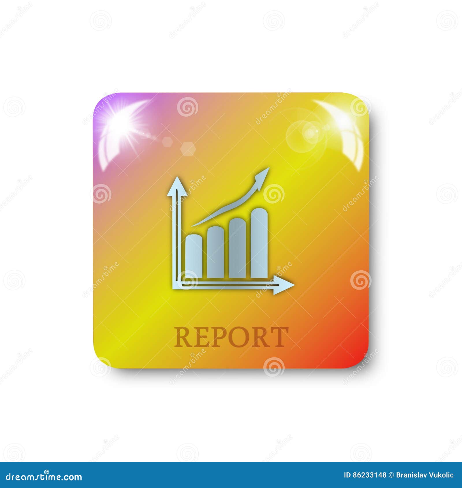 Rapportsymbol, Tecken, Illustration Stock Illustrationer - Illustration ...