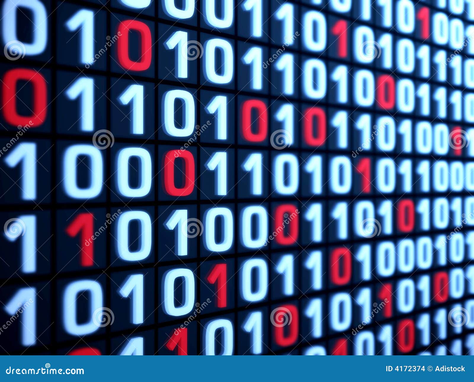 Rappresentazione Di Codice Binario Illustrazione di Stock ...