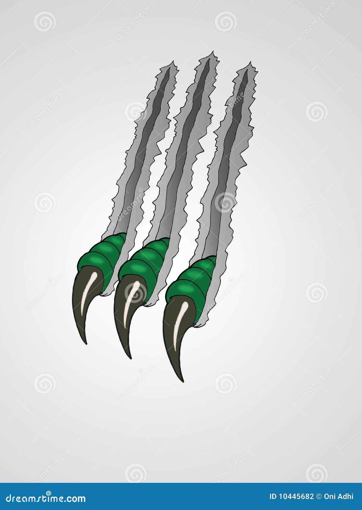 Raptor claws stock illustration. Illustration of reptile - 10445682