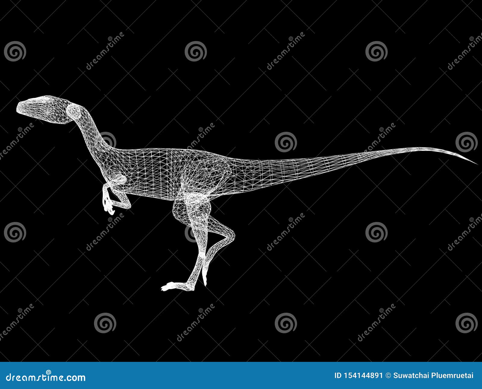 Raptor Dinosaurs Animal Set Silhouette Collection Vector Illustration ...