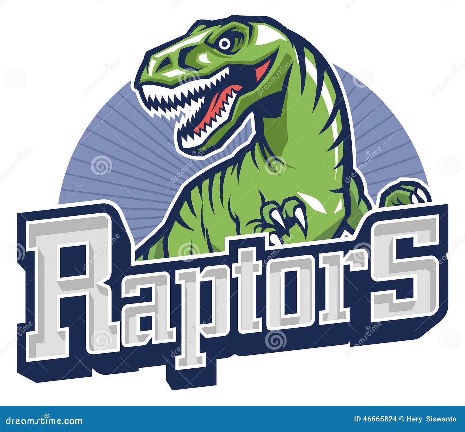 Raptor Mascot Logo Design Vector With Modern Illustration Concept Style ...
