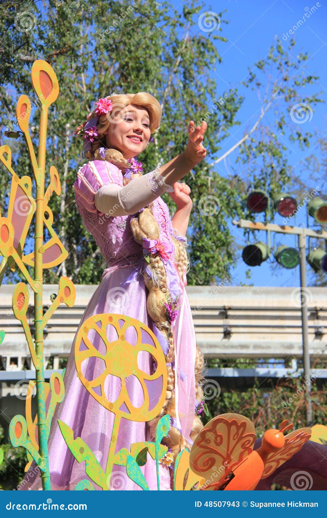 Rapunzel a Disneyland fotografia stock editoriale. Immagine di allegro ...