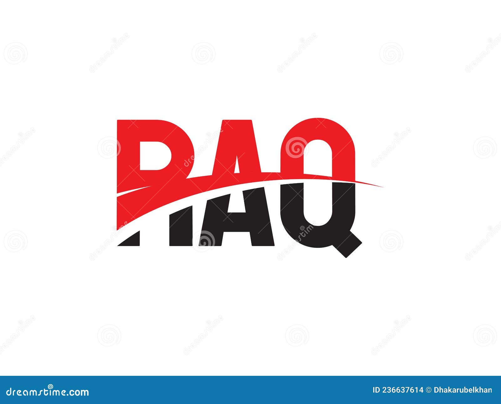 RAQ Letter Initial Logo Design Vector Illustration Stock Vector ...