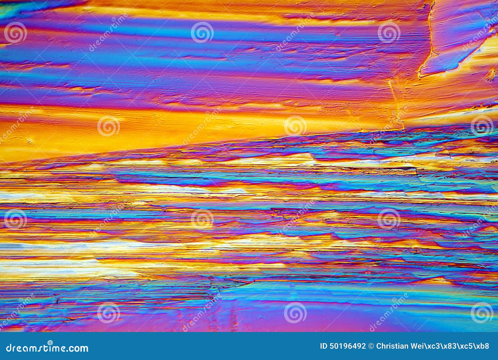 Rare Elements: Praseodymium Nitrate Under The Microscope Royalty-Free ...