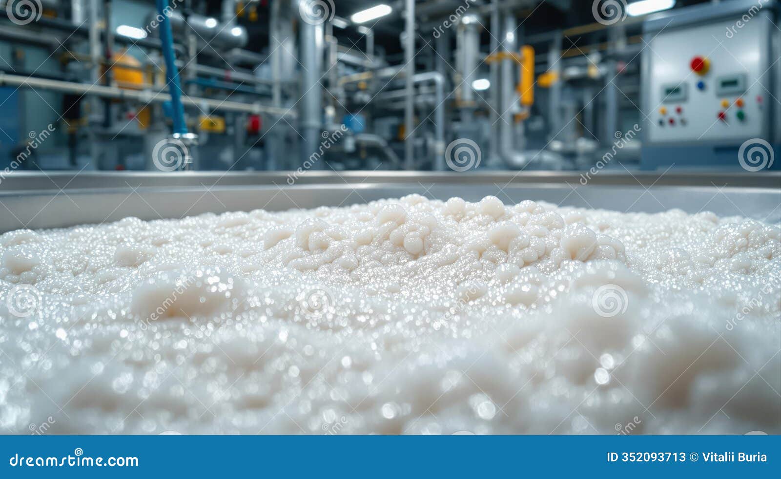 Foamy Rare Earth Elements Process, Generative Ai Stock Illustration ...