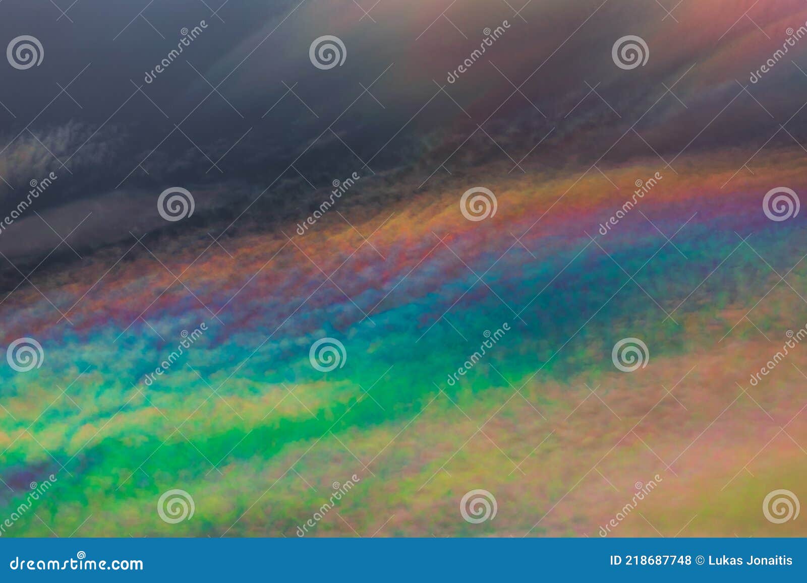 A Rare Sight: Iridescent Clouds. Diffraction Can Make Clouds Shine with ...