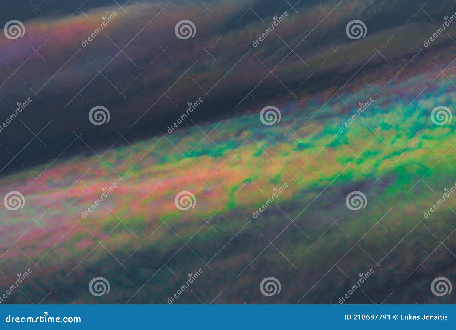 A Rare Sight: Iridescent Clouds. Diffraction Can Make Clouds Shine with ...