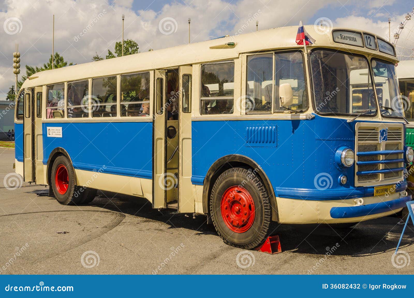 Rare Soviet Russian Bus 60 S Editorial Photography - Image of vehicle ...