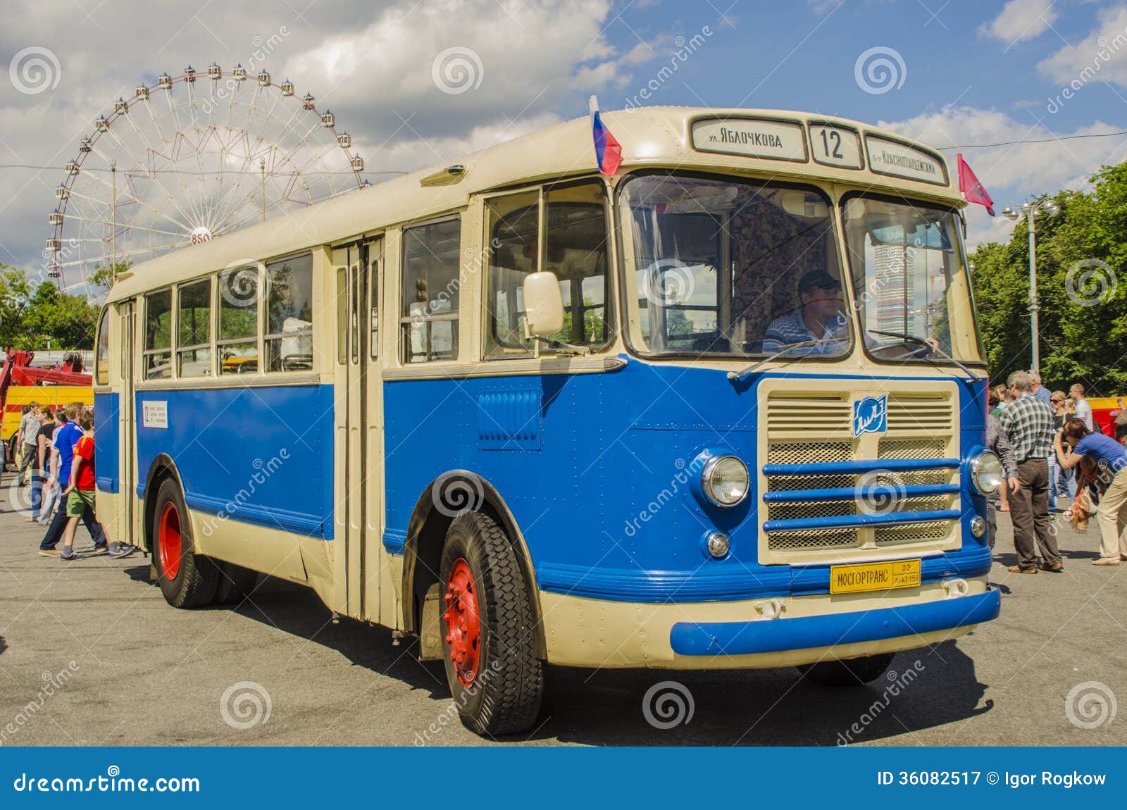 Rare Soviet Russian Bus 60 S Editorial Photography - Image of classic ...