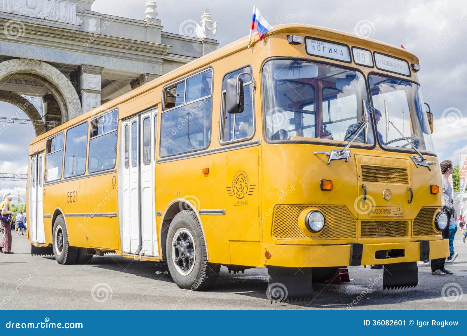 Rare Soviet Russian Bus 60 S Editorial Photo - Image of passenger ...