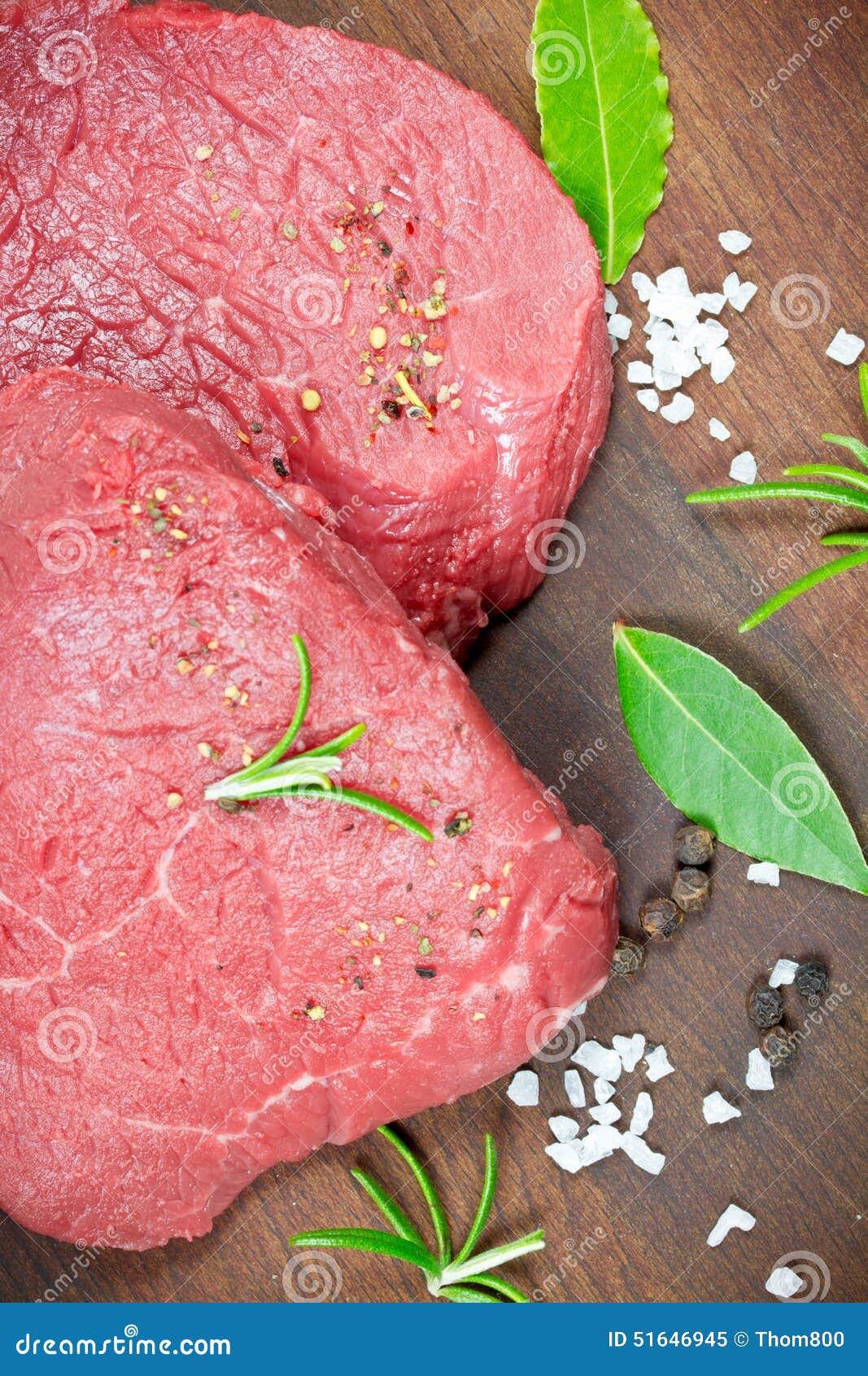 Rare steak stock image. Image of protein, fillet, roastbeef - 51646945