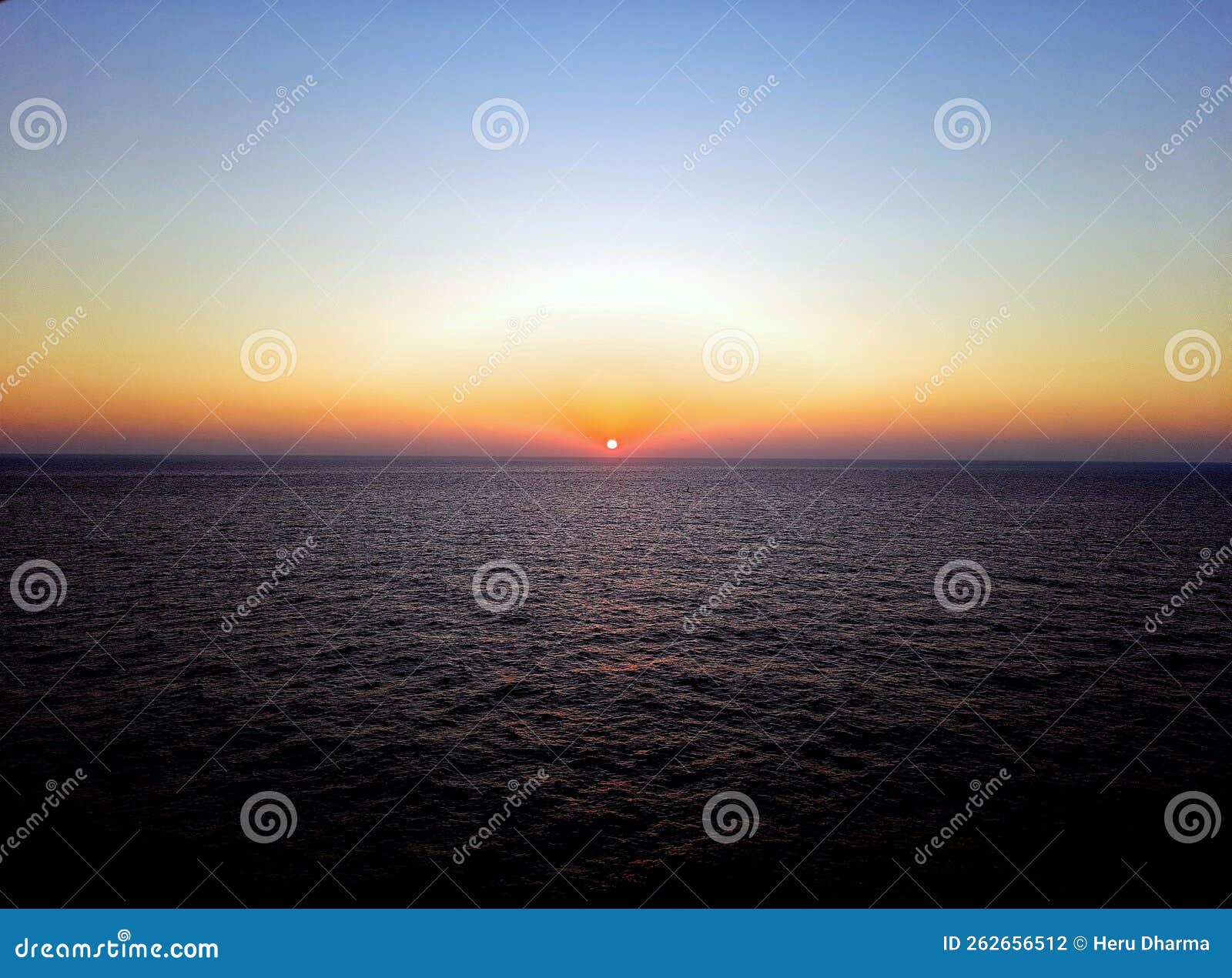 A rare sunset view stock photo. Image of dusk, ocean - 262656512