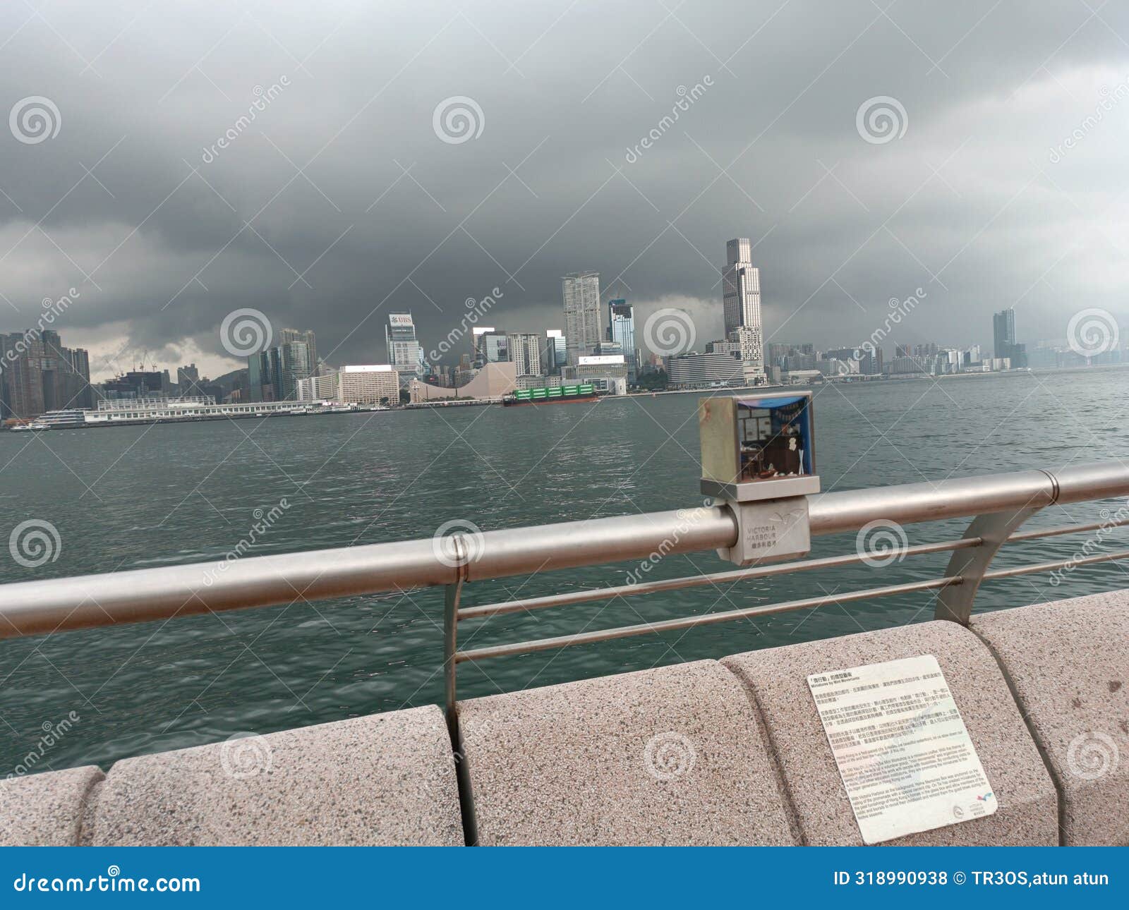 A Rare View of a Building in the Middle of the Ocean Editorial Stock ...
