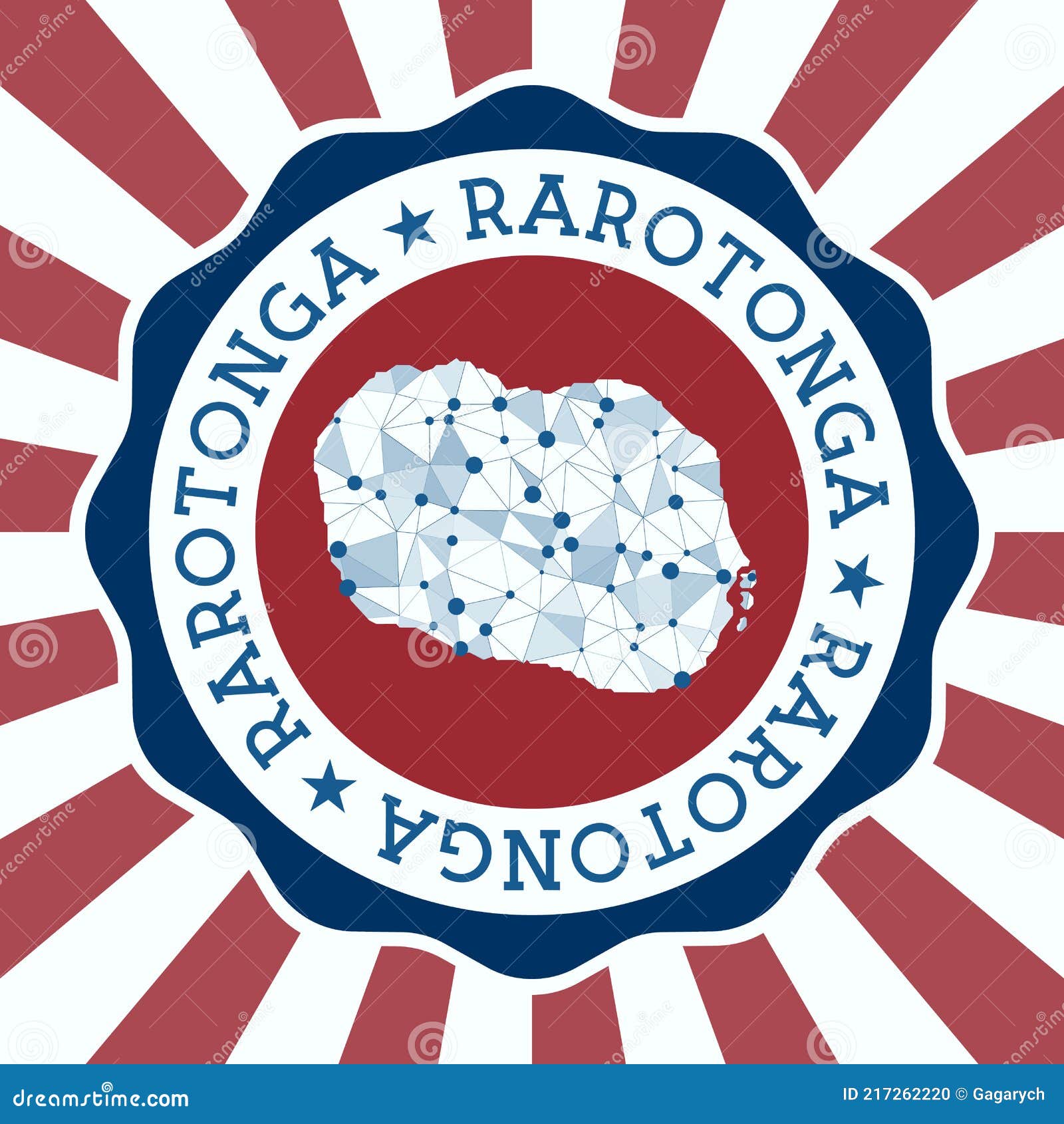 Rarotonga Map. Vector Illustration | CartoonDealer.com #213894008