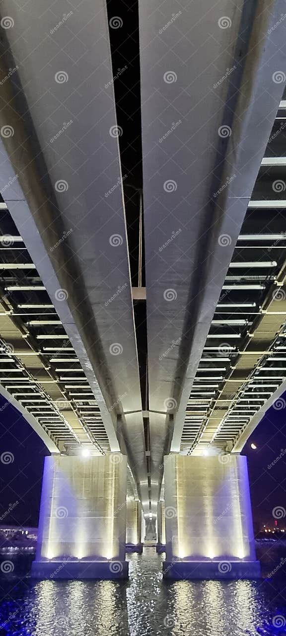 Ras Al Khaimah Bridge. stock image. Image of lighting - 248684733