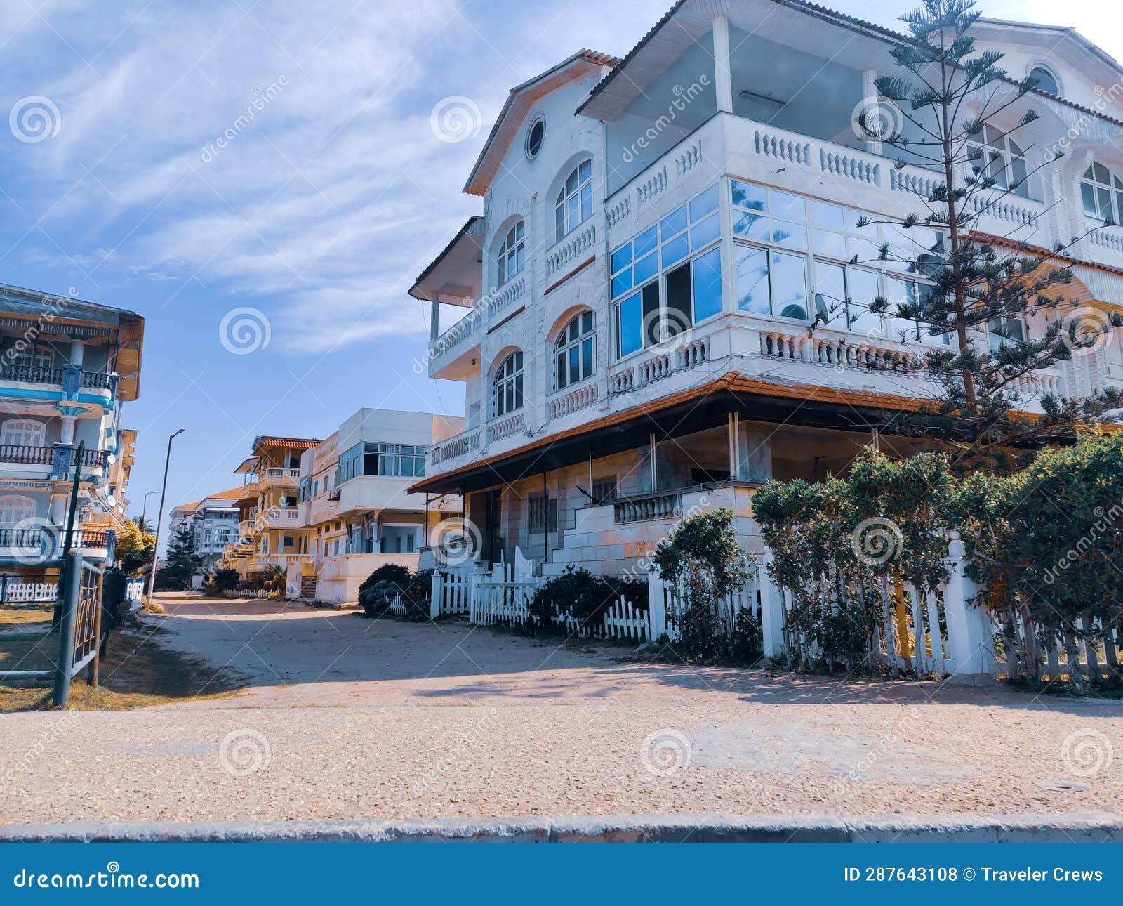 Ras El Bar House in North Egypt Stock Photo - Image of north, house ...