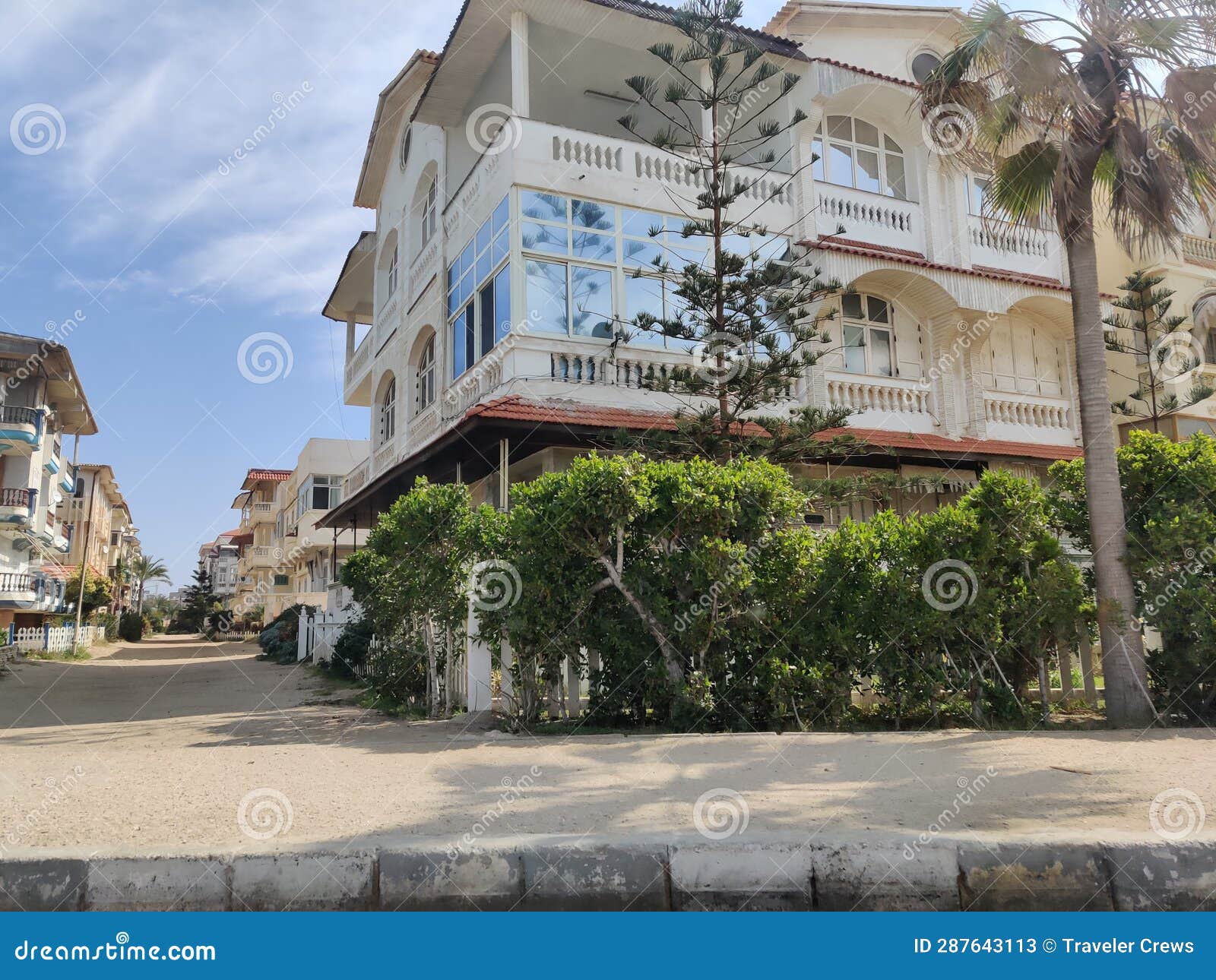 Ras El Bar House in North Egypt Stock Image - Image of north, house ...