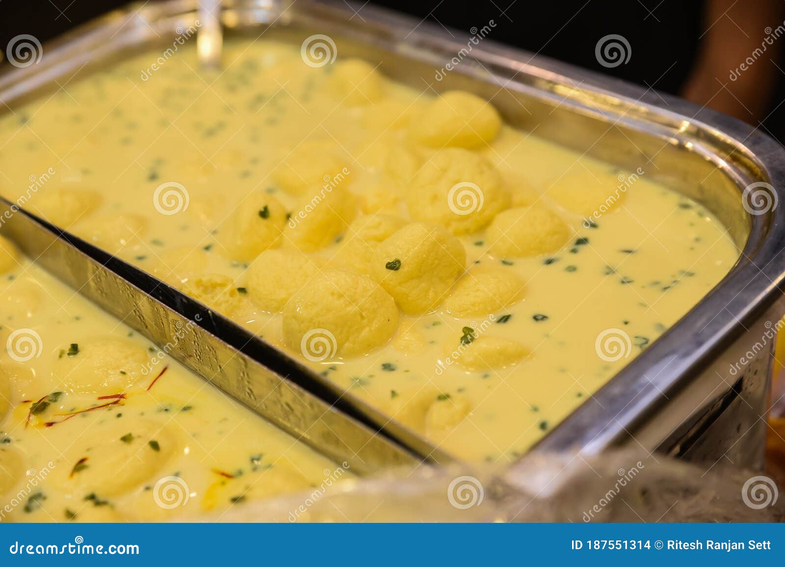 Ras Malai Present at a Indian Wedding Function Stock Photo - Image of ...
