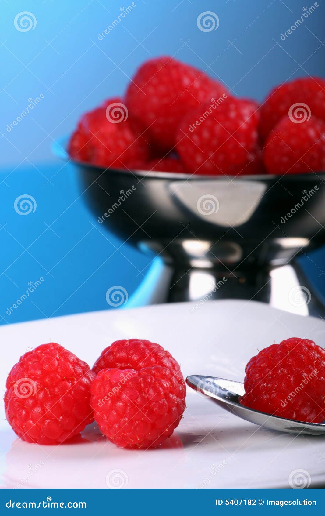Rasberries stock photo. Image of health, dessert, fruity - 5407182