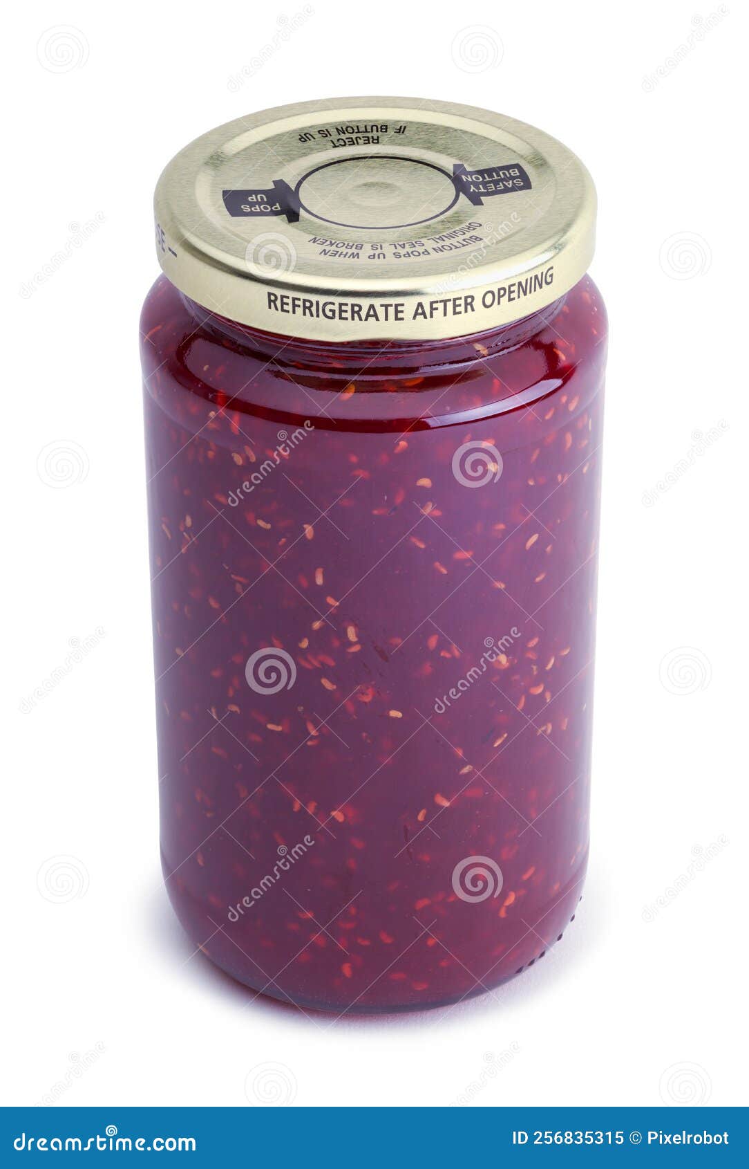 Rasberry Jam stock image. Image of front, preserves - 256835315