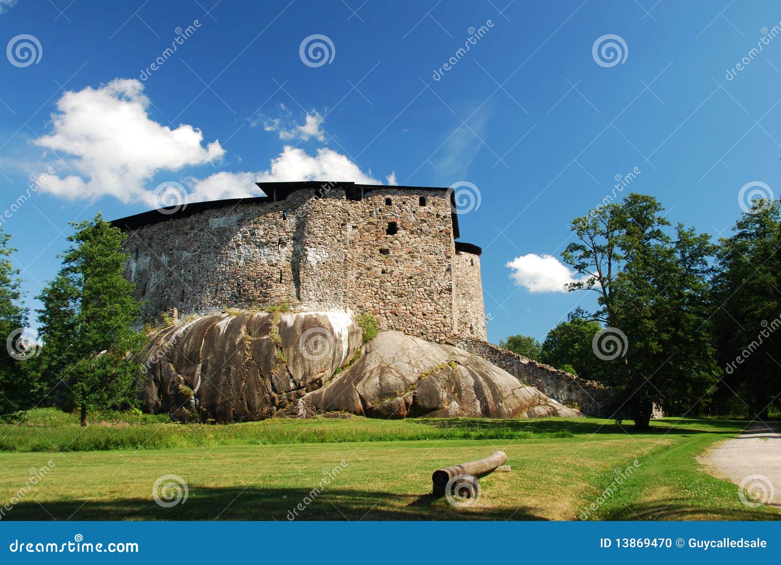 Raseborg Castle Ruins stock photo. Image of finnish, castle - 13869470